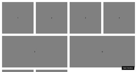 Layout Exploration Forked Codesandbox
