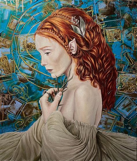 Modern Ophelia Oil Painting By Elena Adele Dmitrenko Artfinder