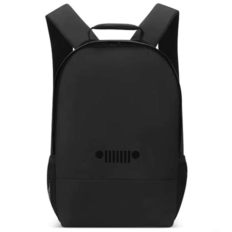 Jeep Js012c Dual Material Laptop Backpack Black Travel Universe