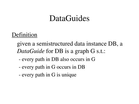 ppt managing xml and semistructured data powerpoint presentation
