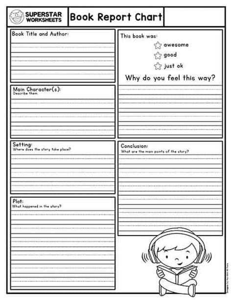 Printable Book Report Forms Elementary Book Report Form Lesson Plans