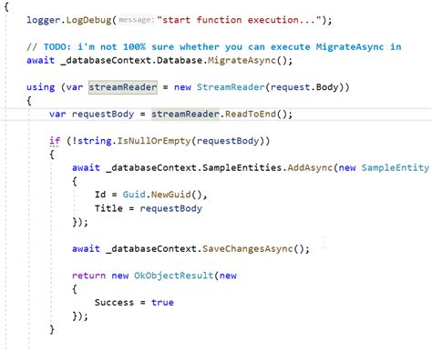 Entityframeworkcore Meets Azure Functions