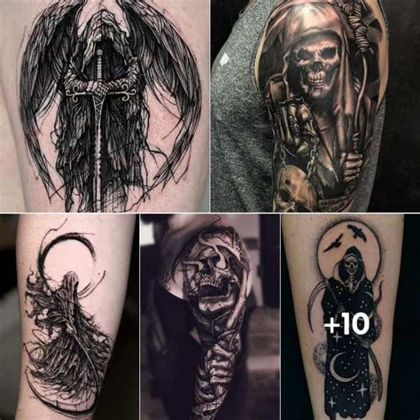 Grim Reaper Tattoo Meaning And 10 Design Ideas TattooAdore