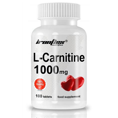 Ironflex L-Carnitine 1000 Suplement diety, 100 tab. | Sklep EMPIK.COM