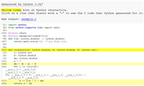 Faster Code Via Static Typing Cython 3 2 0a0 Documentation