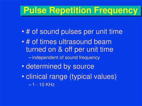 Pulse Repetition Frequency Ultrasound At Louise Chao Blog