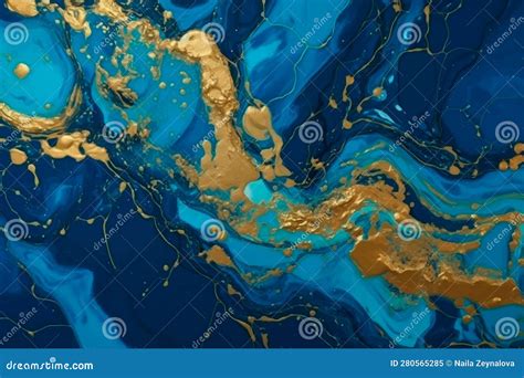 Luxury Acrylic Fluid Art 3d Vector Background Liquid Marbled Textured