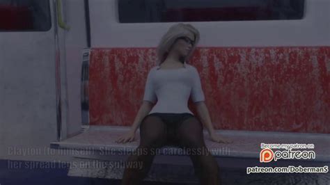 Cheating Wife In The Subway