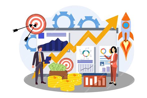 Premium Vector Business Strategy Flat Illustration Design