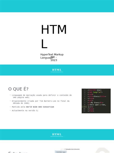 Aula 2 Introdução Ao Html5 E Css3 Pdf