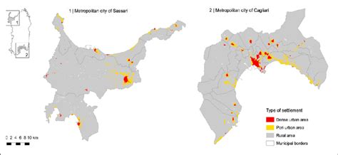 Neighbourhood Classification Of The Metropolitan Areas Of Cagliari And