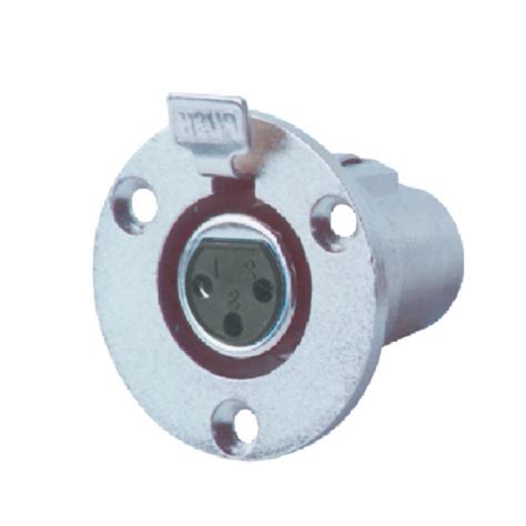 MX XLR 3 Pin MIC Connector Female Socket Panel Mounting Round MX 1336 Buy Online At Low Price