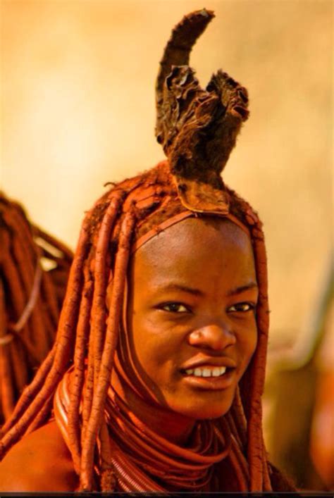 Himba Woman From Nambia Known For Their Mud Caked Hairstyles African