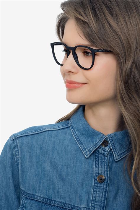 Ray Ban Rb7046 Round Black Frame Eyeglasses Eyebuydirect