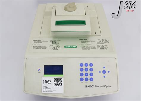 17082 Bio Rad Digital Pcr Thermal Cycler W Reaction Module 96w