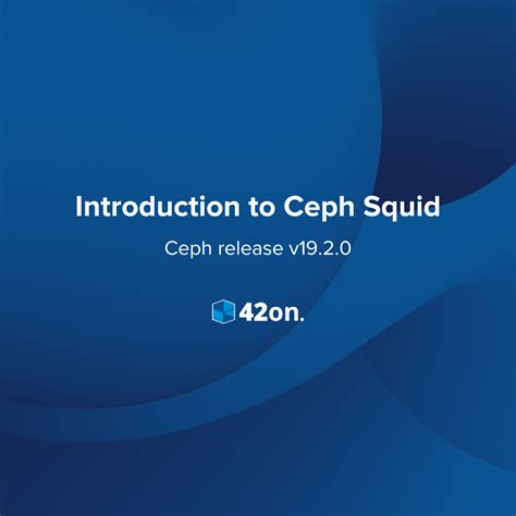 Introduction To Ceph Squid 42on Ceph Support Consultancy And Training