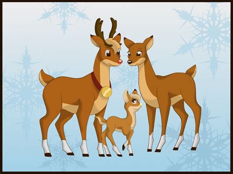Rudolph Zoey And Thunder Rudolph The Red Nosed Reindeer Fan Art