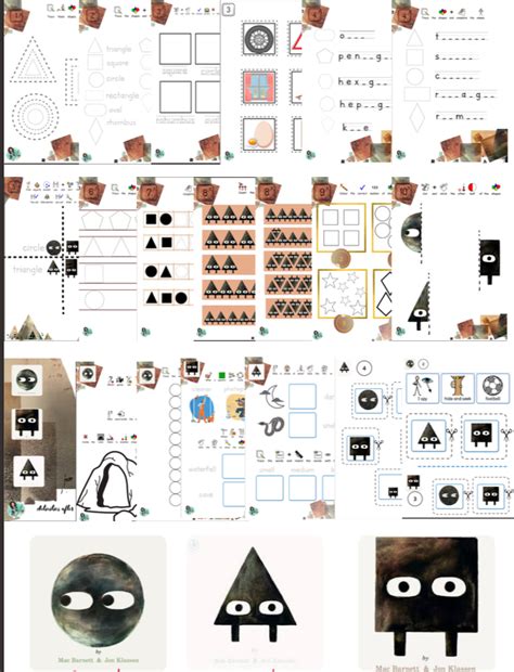 Marc Barnett Jon Klassen Square Triangle Circle Shapes Book After
