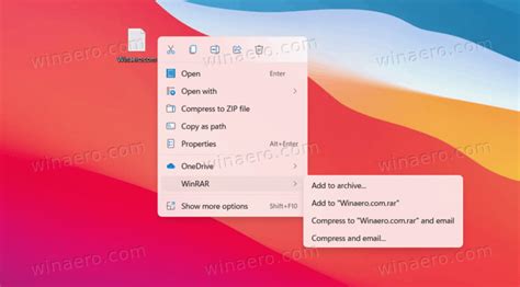 The Latest Version Of WinRAR Integrates Into Windows 11 S Context Menus