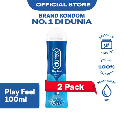 Jual Durex Play Feel Pelumas Gel Seks Pria And Wanita 100ml 2 Pcs