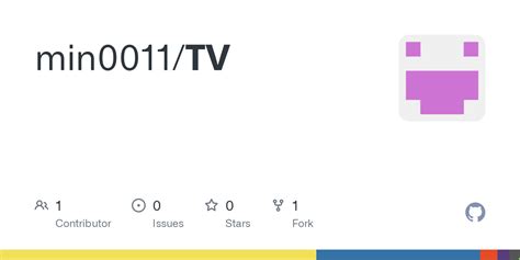 GitHub Min TV