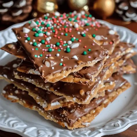 Christmas Crack Saltine Cracker Toffee Easy Holiday Recipe