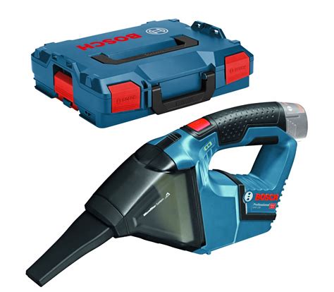 Akumuliatorinis rankinis dulkių siurblys Bosch GAS 12 V lagaminas L