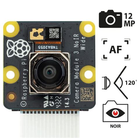 Raspberry Pi Camera Module 3 12MP Ống kính Lấy nét Tự động