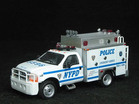 C Code 3 Nypd Model Truck Kits Diecast Cars Police Truck