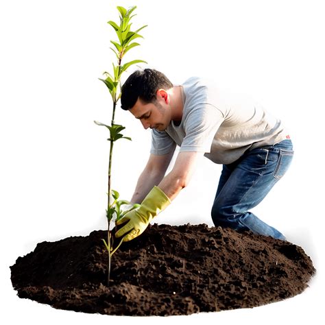 Download Man Planting Tree Png 17