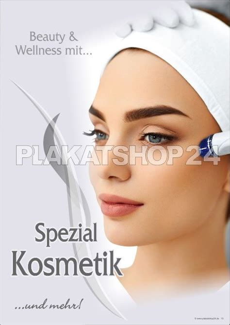 Spezialkosmetikplakat für Kosmetikstudio Kosmetik Gesicht schönheit