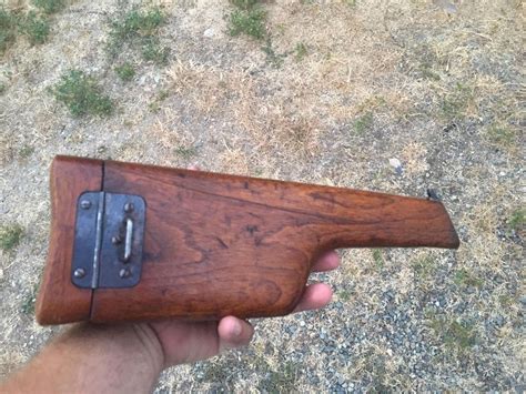 Original German Broomhandle Mauser C96 Stock Rare Broom Handle