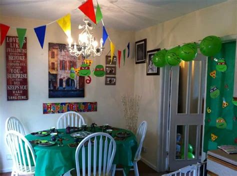 Homemade Tmnt Decorations Tmnt Decorations Tmnt Birthday Parties