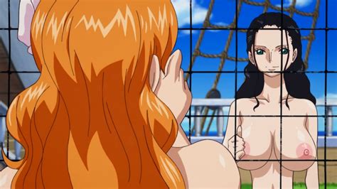 rule 34 2girls big breasts female female only multiple girls nami nico robin nude filter one