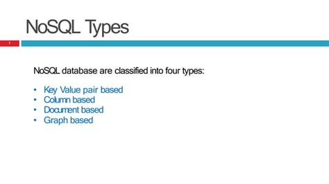 Nosql Powerpoint Presentation Difference With Rdbms Ppt