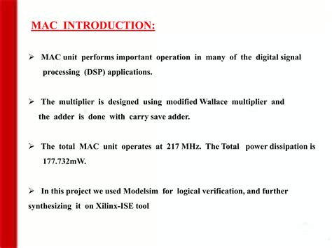 Design Of High Speed Performance 64bit Mac Unit Pptx Operating Systems Computer Software