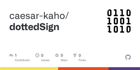 GitHub Caesar Kaho DottedSign