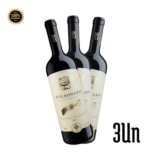 Vinho Il Mito Bolsonaro Cabernet Sauvignon ml Kit un Frete grátis