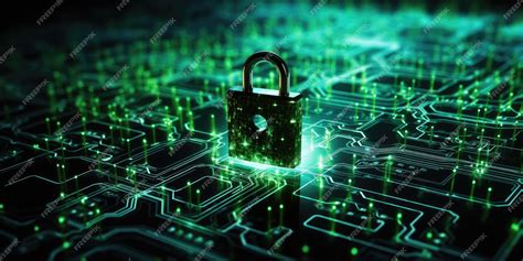 Premium Ai Image Cybersecurity And Data Protection Concept Generative Ai