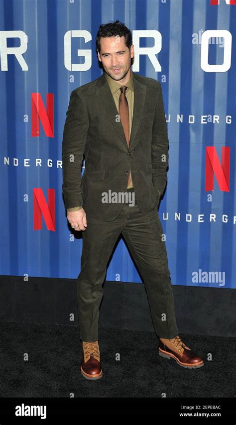 Actor Manuel Garcia Rulfo Attends The Ny Premiere Of 6 Underground At