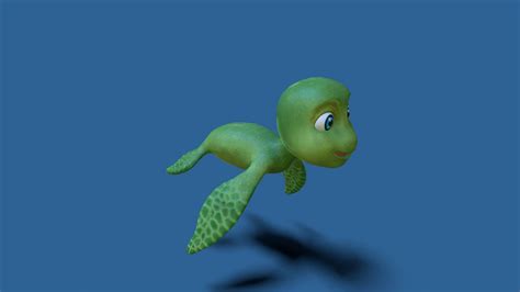 Cartoon Sea Turtle Nemo