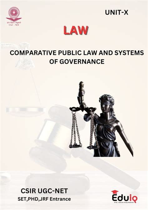 Eduiq Complete Law Printed Notes Of Unit I To X With Mcqs For Csir Ugc Net Set Phd Jrf