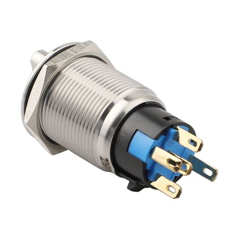 19mm Rotary Switch Latching 2positions 1no1nc 12 24v Push Button Switch