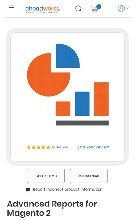 Compare Aheadworks Advanced Reports Vs Mirasvit Advanced Reports