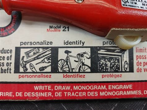 Wen Electric Pencil Engraver Model 21 Etching Engraving Tool Vintage N Ineedths