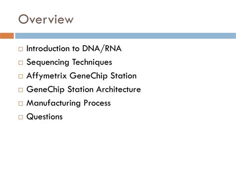 Ppt Affymetrix Genechip Array Station Powerpoint Presentation Free