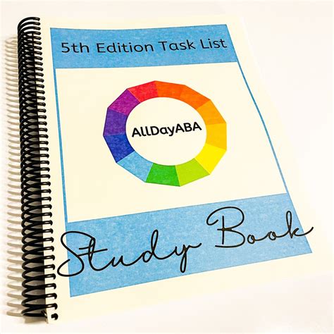 BCBA Exam Prep Th Edition Task List Study Guide Book For Applied Behavior Analysis ABA Test By