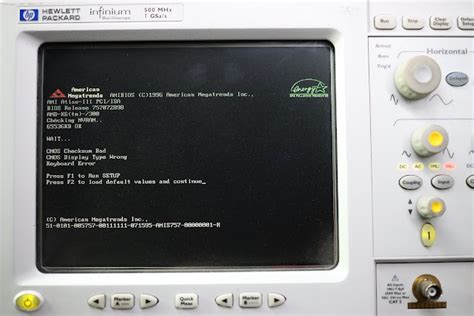 Hp Agilent Infiniium 54815a 500mhz Boot Repair And Ssd Upgrade