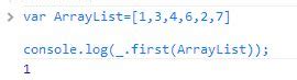 Underscorejs Working With Array Functions