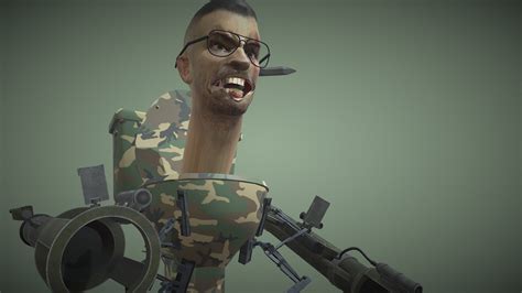 Broken Camouflage Skibidi Toilet 3d Model By Nob Gmanhl2 F4caece